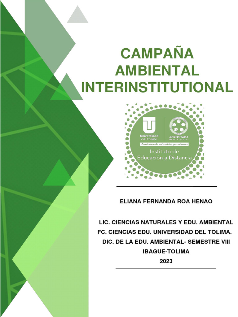 DIC_EDU_AMBIENTAL_ROA_ELIANA | PDF | Residuos | Agua