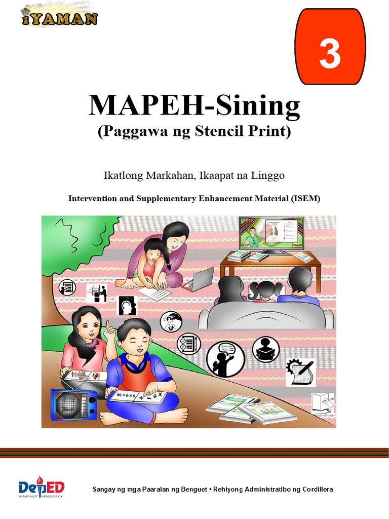 Arts3 - Q3 - W4 - Paggawa NG Stencil Print v1 | PDF