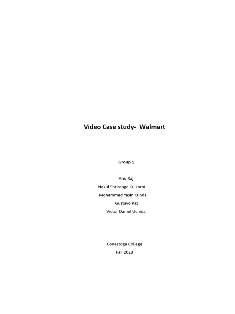 Walmart | PDF | Walmart | E Commerce