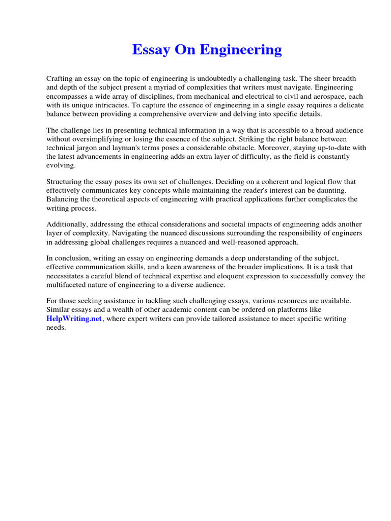 Essay On Engineering | PDF | Discounted Cash Flow | Valuation (Finance)