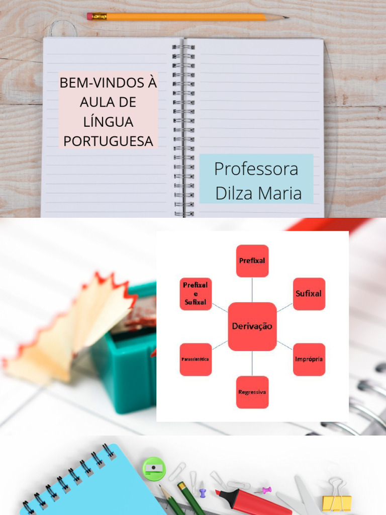Bem-Vindos À Aula de Língua Portuguesa | PDF | Palavra | Mecânica da linguagem