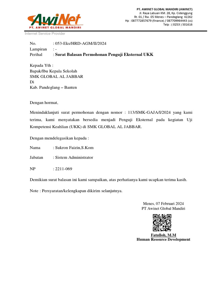 SMK Global Al Jabbar | PDF