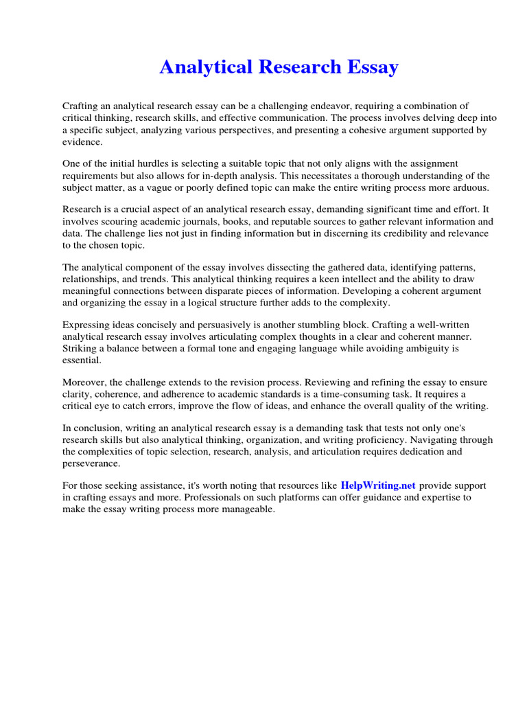 Analytical Essay Writing Guide | PDF | Essays | Beyoncé