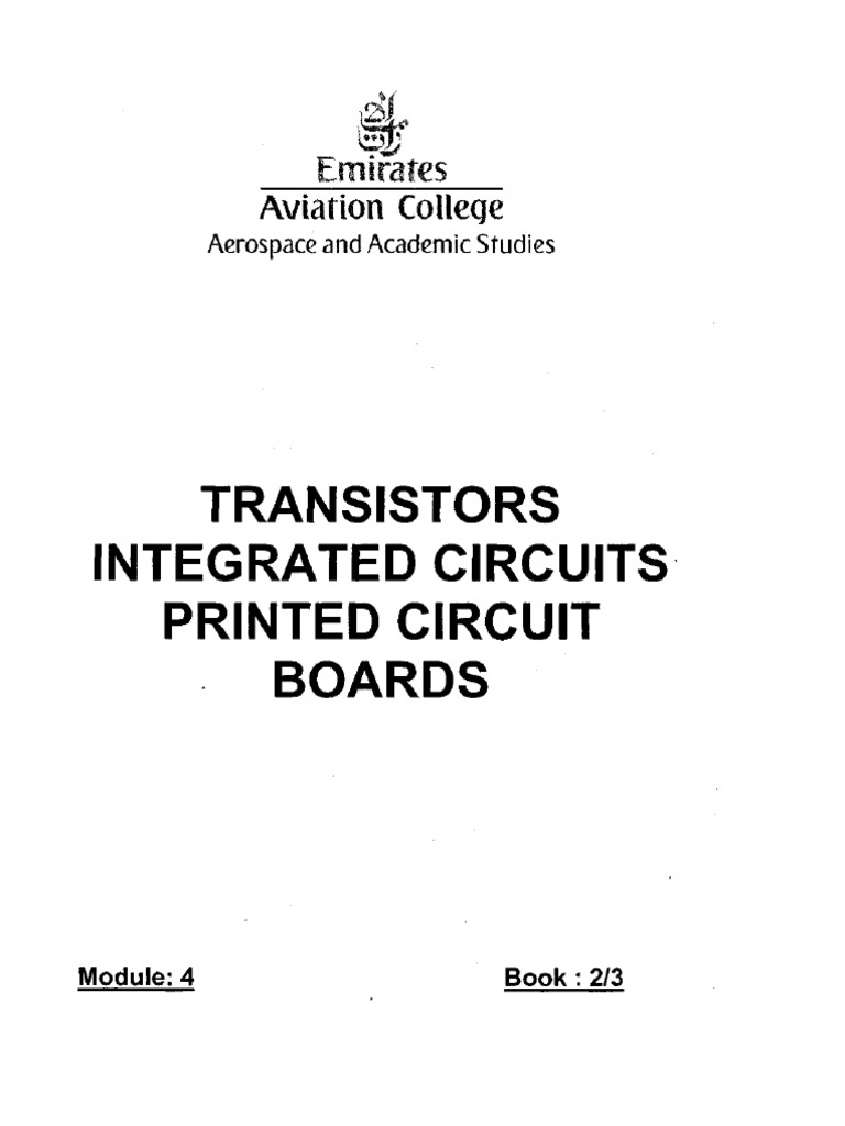 Mod 4 Book 2 Transistors Intergrated Circuits Printed Circuit Boards ...