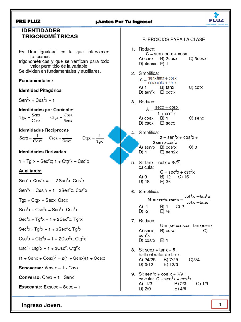TRIGO | PDF | Triángulo | Trigonometría