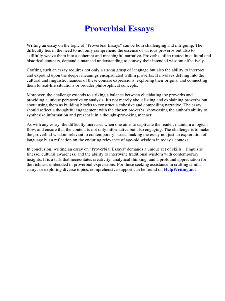 Proverbial Essays | PDF | Methamphetamine | Toyota