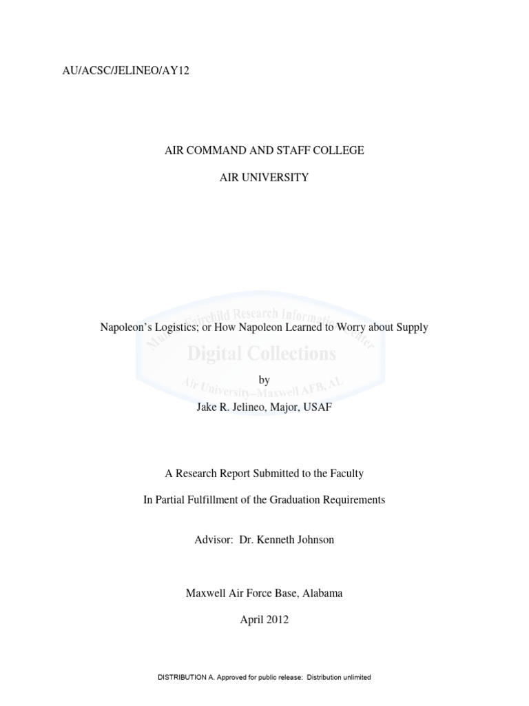 Logistics | PDF | Napoleon | Military