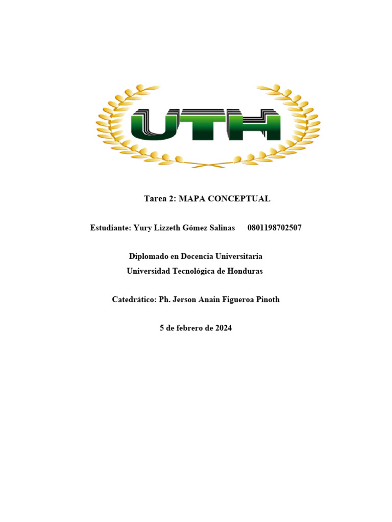 Tarea 2 - Mapa Conceptual | PDF