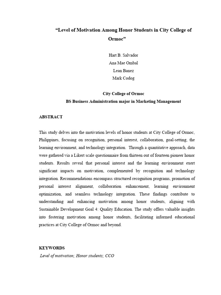 IMRAD Format | PDF | Survey Methodology | Motivation