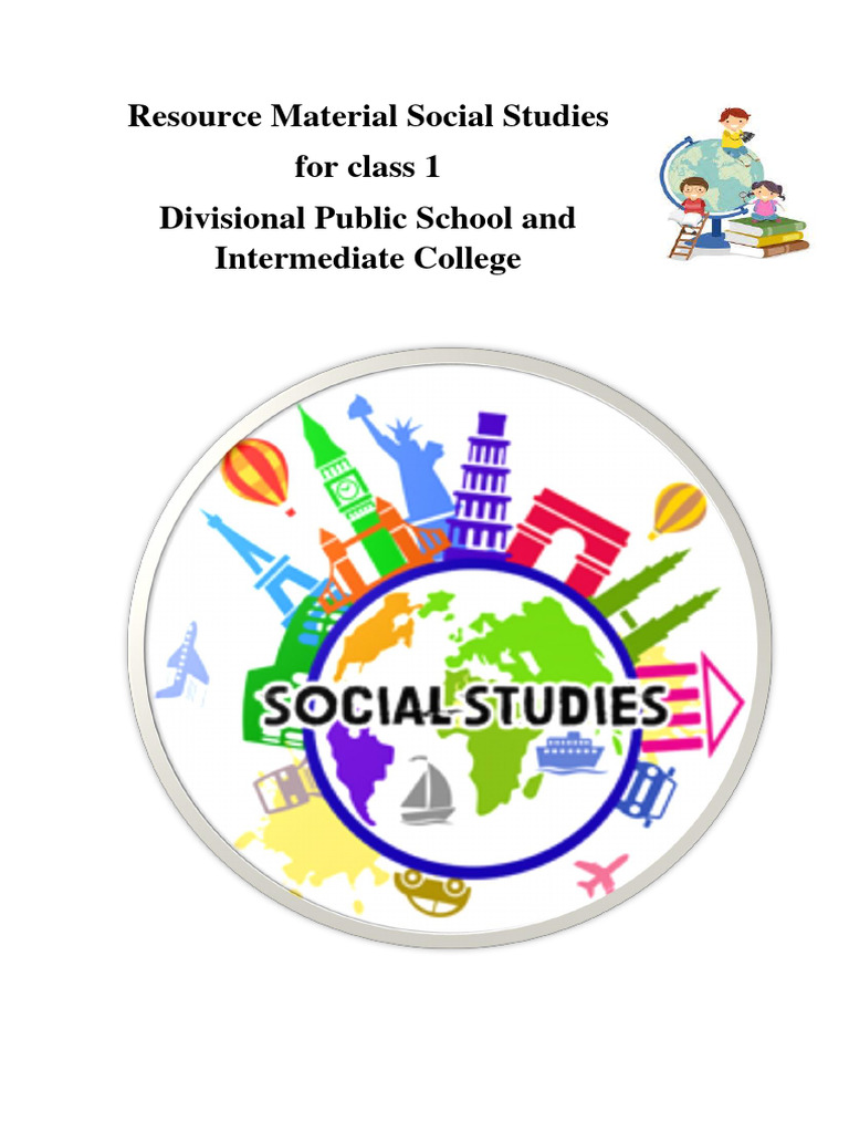Social Studies Resource Material For Class 1 (CH 5 - 10) . | PDF ...