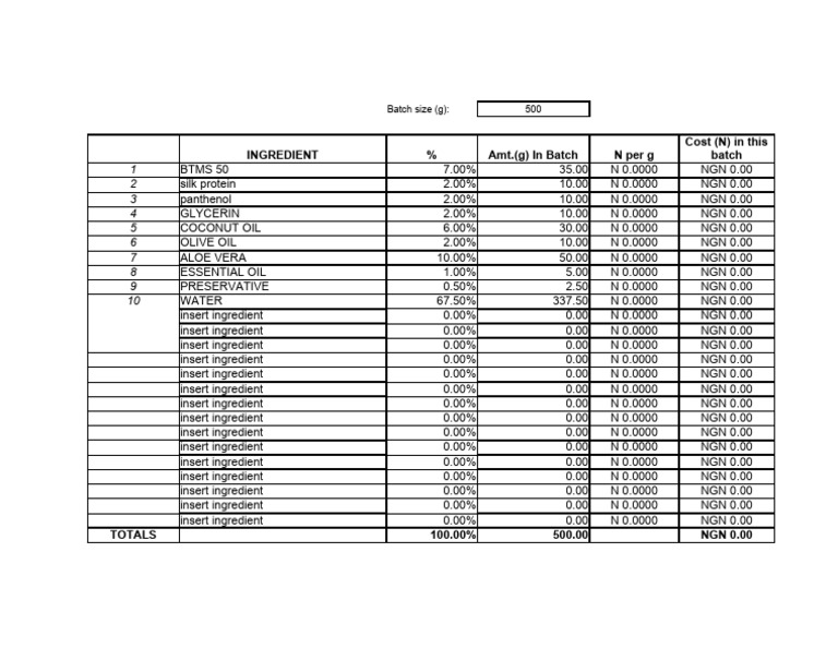 Calculate Your Recipe | Download Free PDF | Food And Drink Preparation ...
