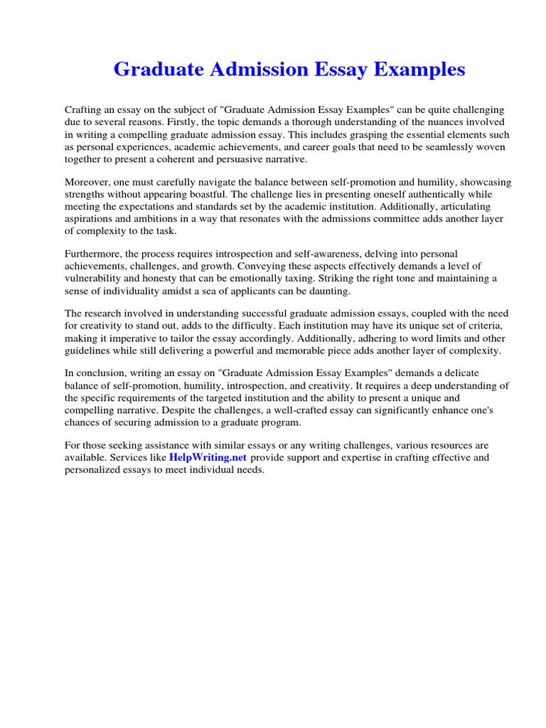 Graduate Admission Essay Examples | PDF | Solvent | Chemistry