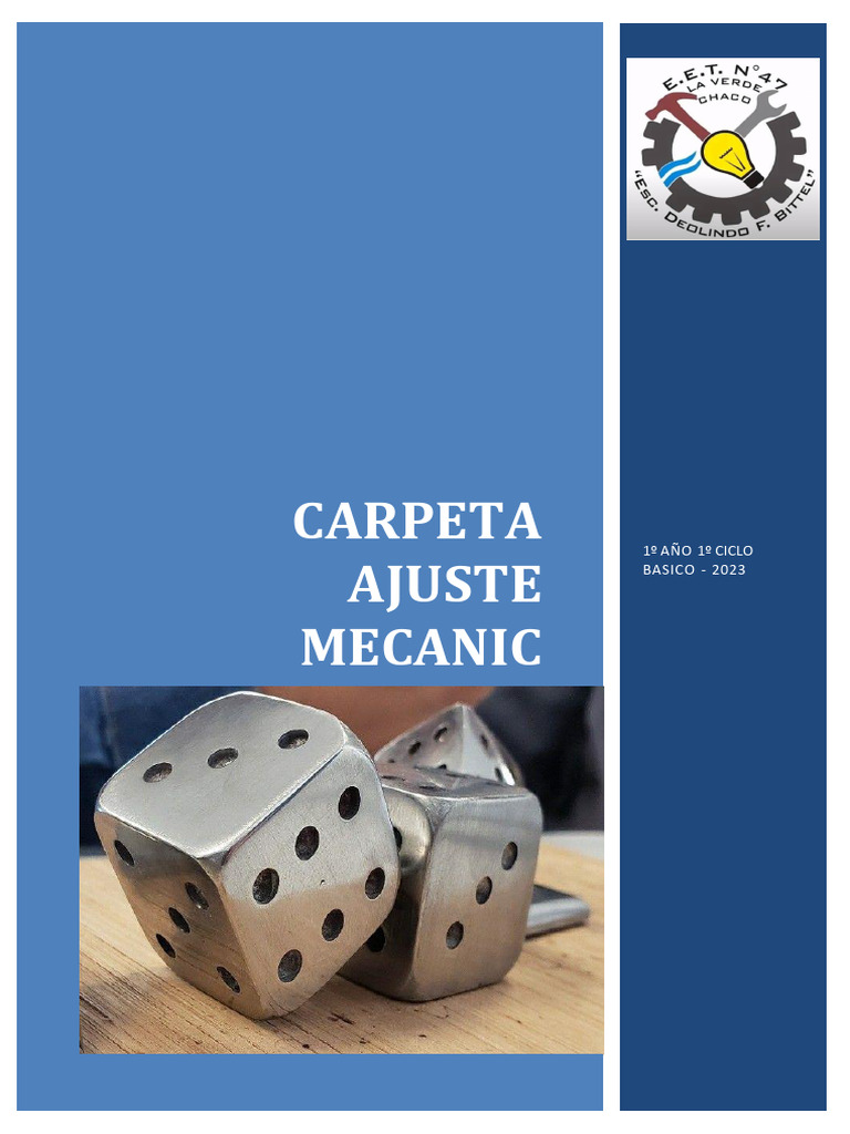 CARPETA Ajuste Mecanico | Descargar gratis PDF | Perforar | Herramientas