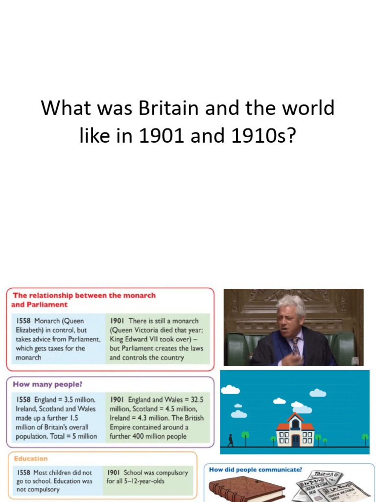 20 - What Was Britain and The World Like in 1901 | PDF