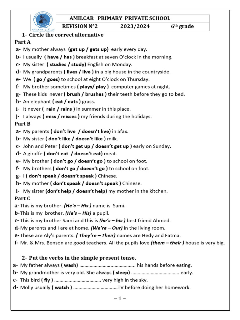 Revision 3 Grammar | PDF | Linguistic Morphology | Language Mechanics