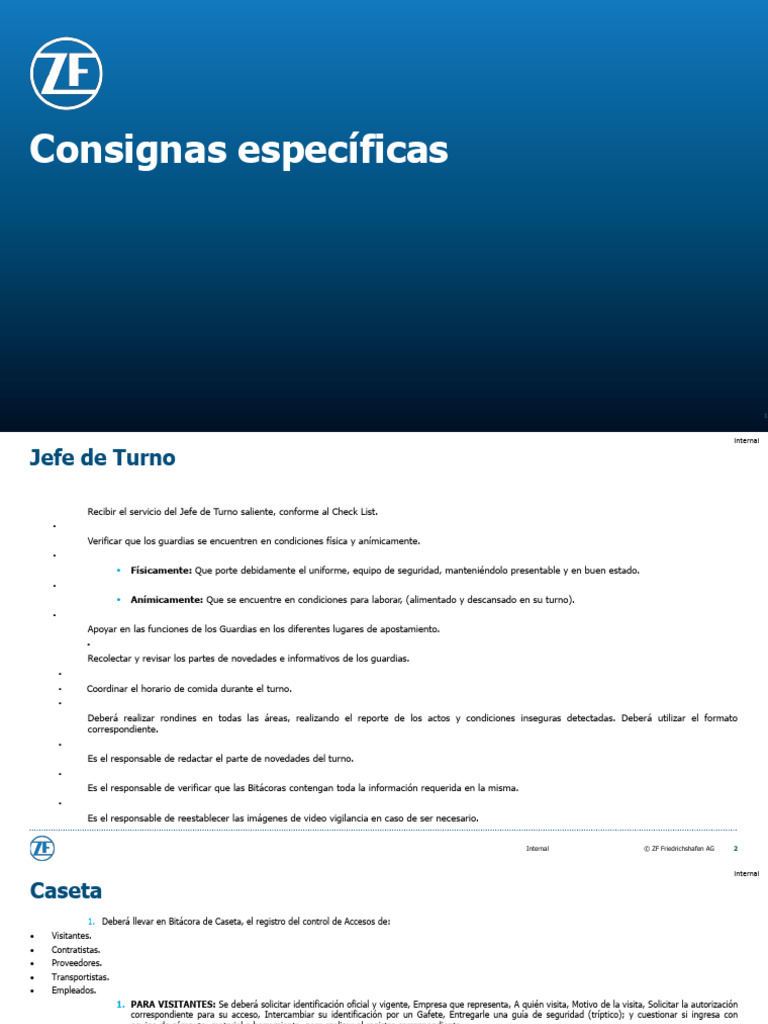 Consignas Específicas | PDF