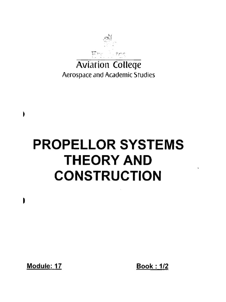Mod 17 Book 1 Propeller Systems Theory & Construction | PDF | Force ...
