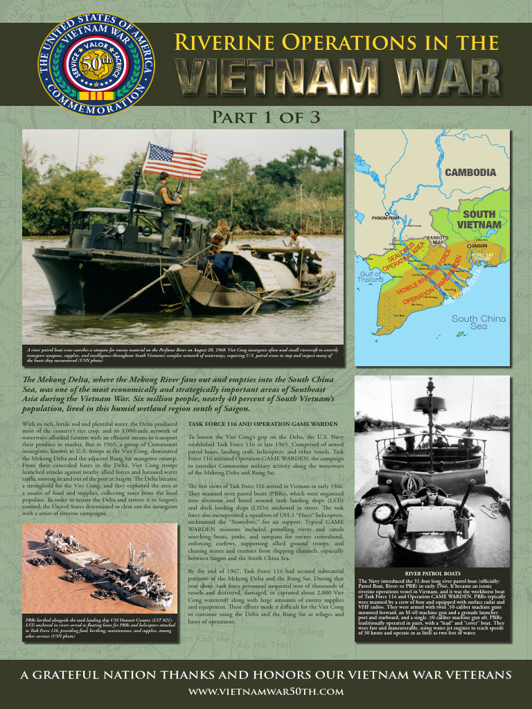 Riverine Operations in The Vietrnam War | PDF | Military | Revolution ...