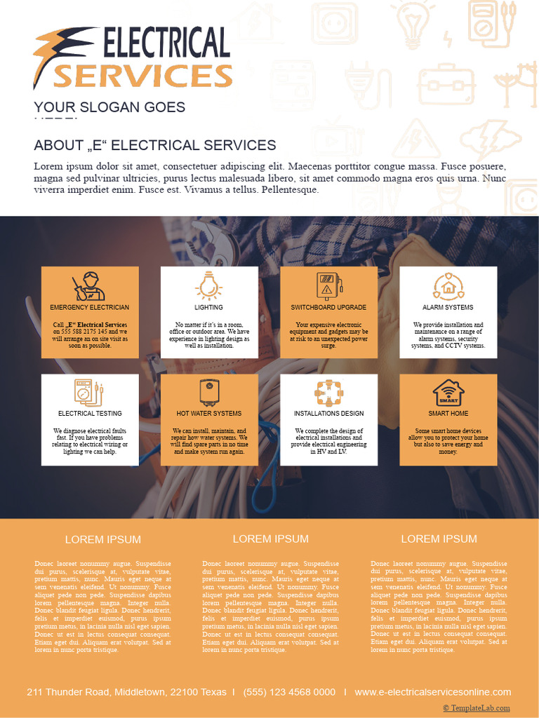 Electrical Services Company Profile | PDF | Electrical Engineering ...