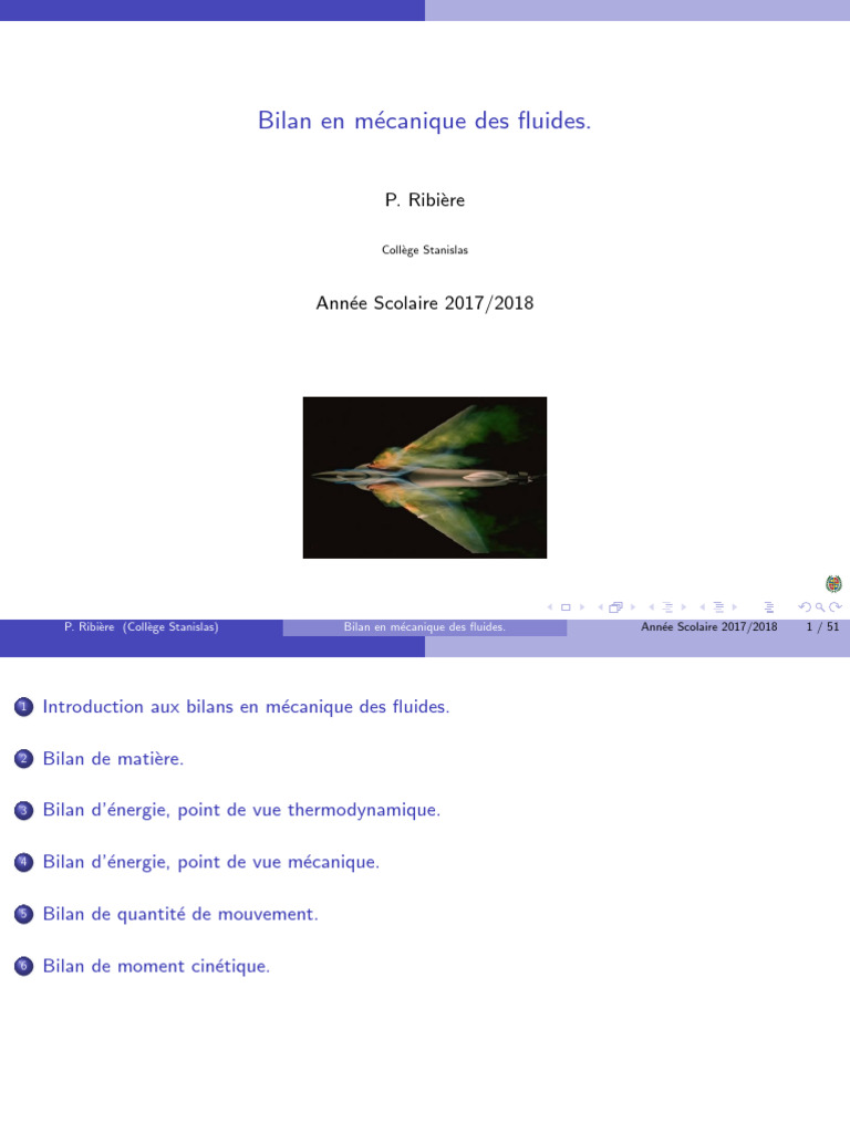 Bilan Meca Fluide | PDF