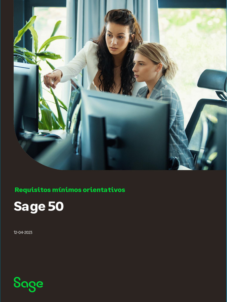 Requisitos Hardware Sage50 | PDF | Servidor SQL de Microsoft | Microsoft Windows