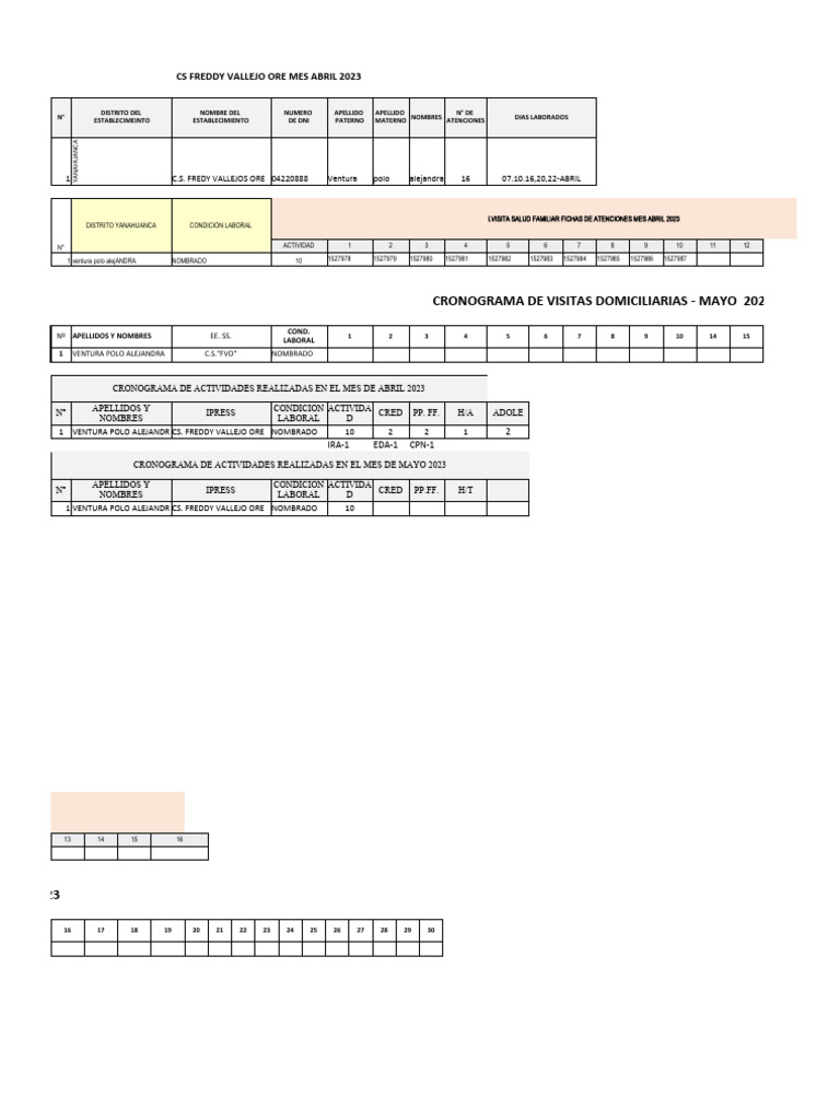 Formato His Abril 2023 Ale | PDF