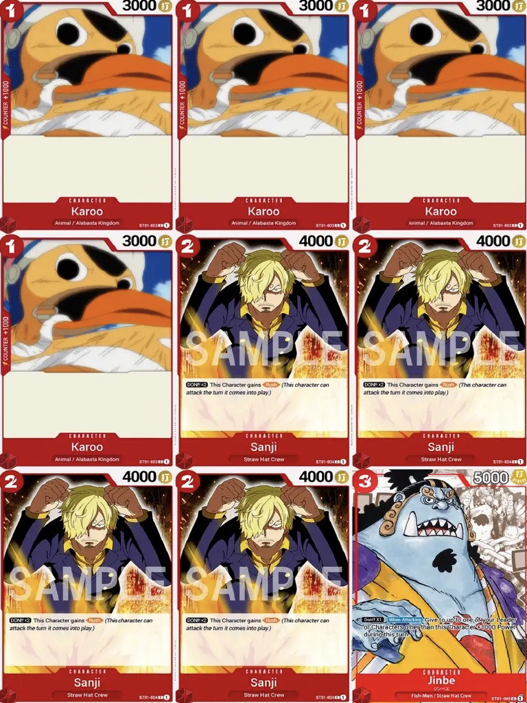 One Piece TCG Deck | PDF