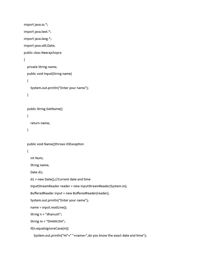 Comiled Program of Dhanush R | PDF | Sports | Multi Sport Events