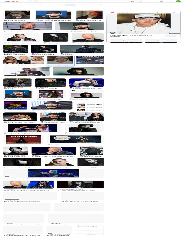 Eminem - Google Search | PDF | Mass Media