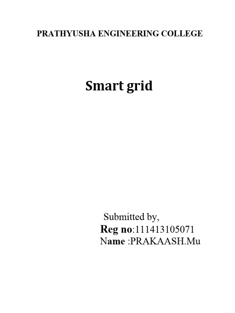 Smart Grid 8909 VWmqGxY | PDF | Smart Grid | Electrical Grid
