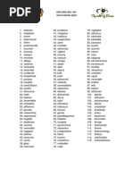 Science Spelling Bee Word List | PDF | Ecology | Chemistry