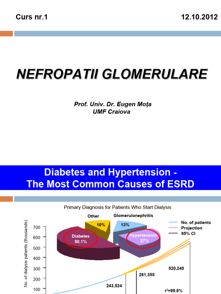 Curs Nr.1-Nefropatii Glomerulare | PDF