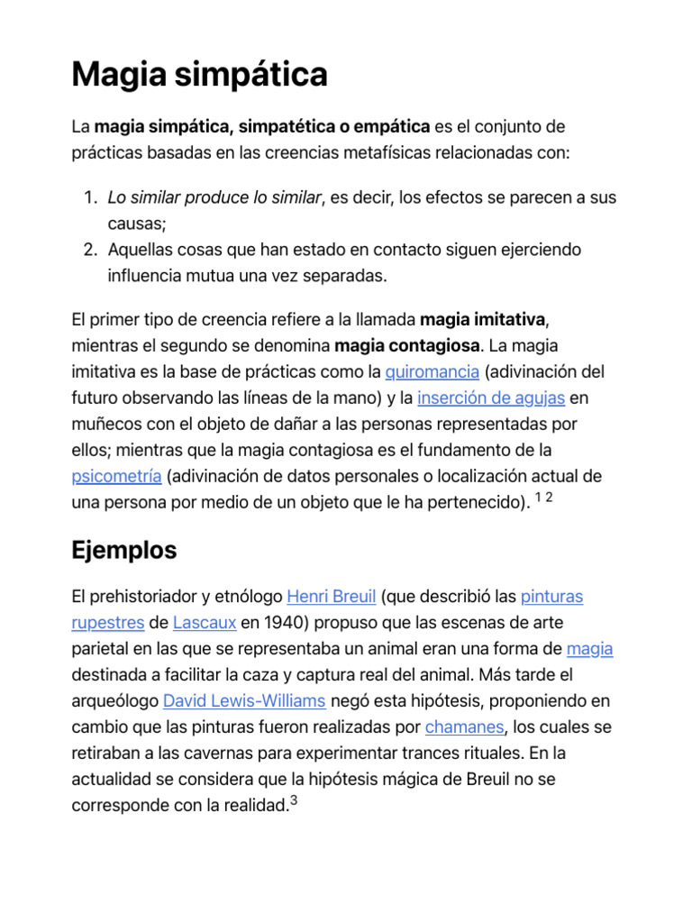 Magia Simpática | PDF | Sobrenatural | Poderes mitológicos