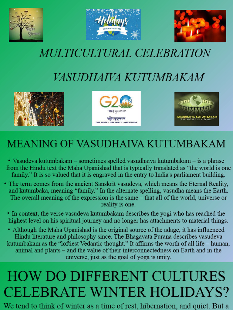 Multicultural Winter Holiday Celebrations | PDF | Christmas | Hindu Texts