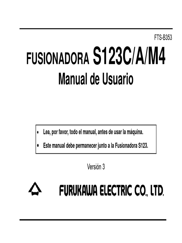 Fusionadora Fitel s123c | PDF | Descarga electrostática | Incendios