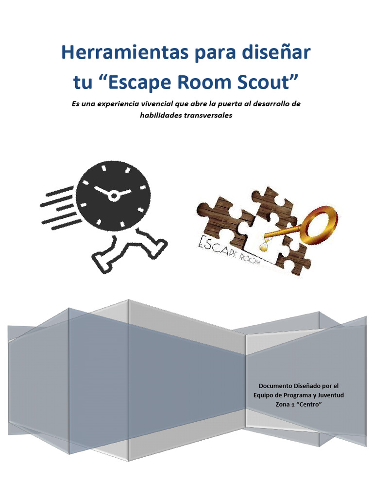 Diseño de Escape Room Scout Educativo | PDF