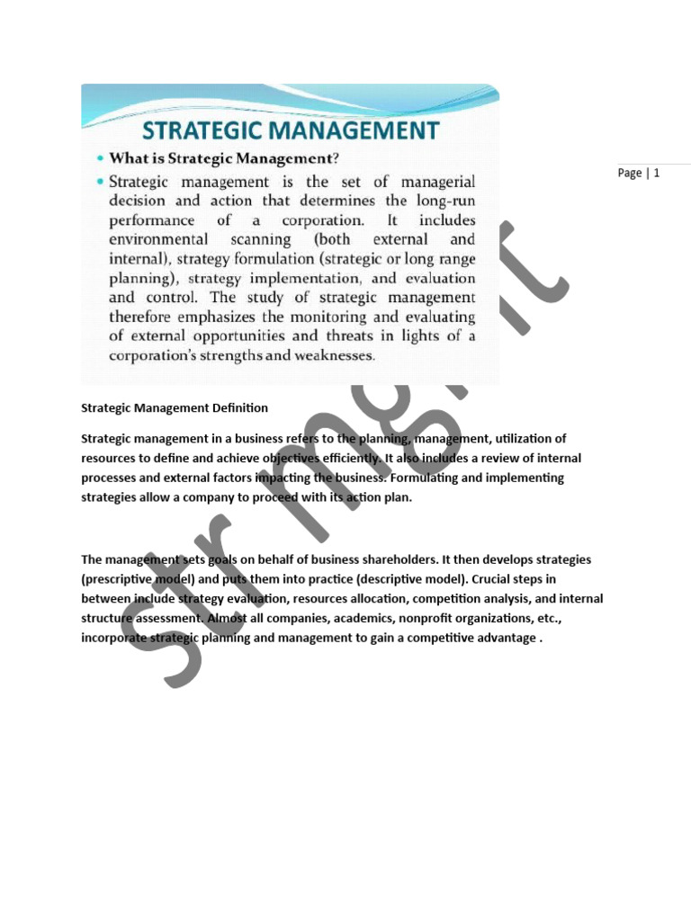 1662123358575_Strategic Management Definition | PDF | Strategic ... 1662123358575_Strategic Management Definition | PDF | Strategic ...