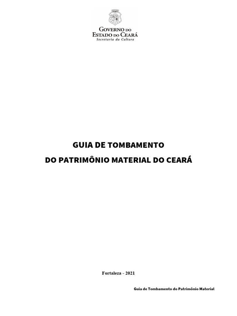 Guia de Tombamento Do Patrimonio Material | Download grátis PDF ...