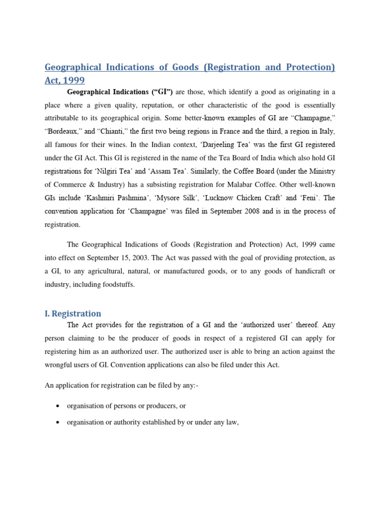 Lecture Notes - Geographical Indications | PDF | Legal Remedy | Justice
