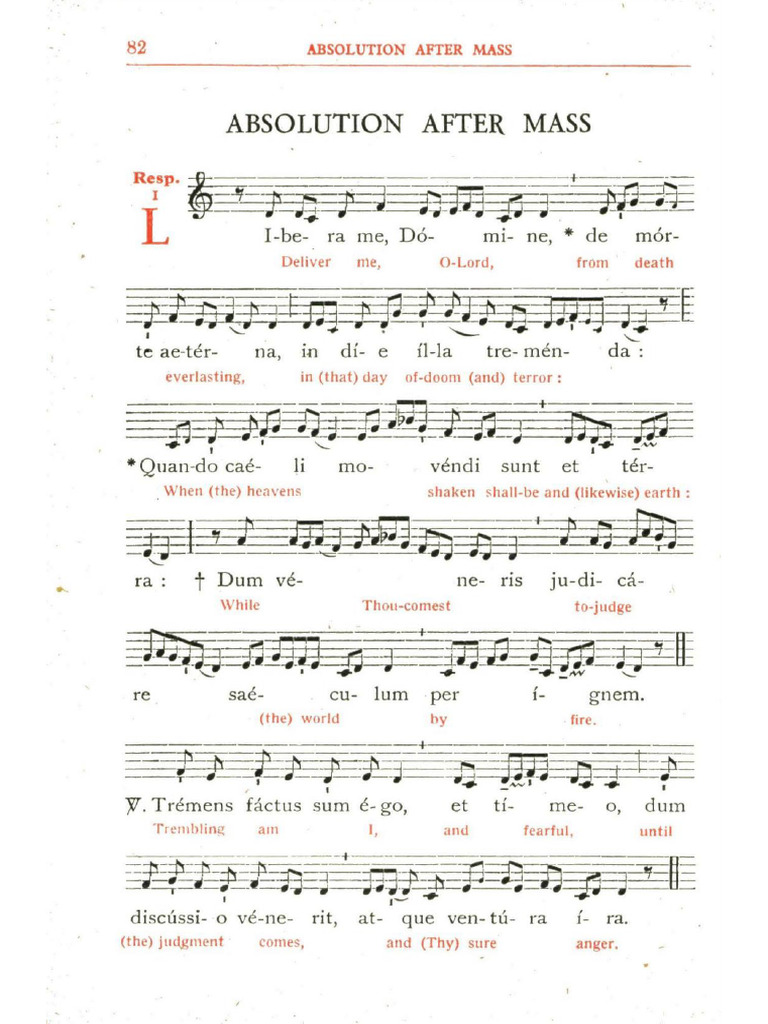 Libera Me Absoute .pdf-1 | PDF