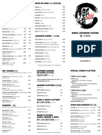 Rakuzen Menu | PDF | Sushi | Seafood