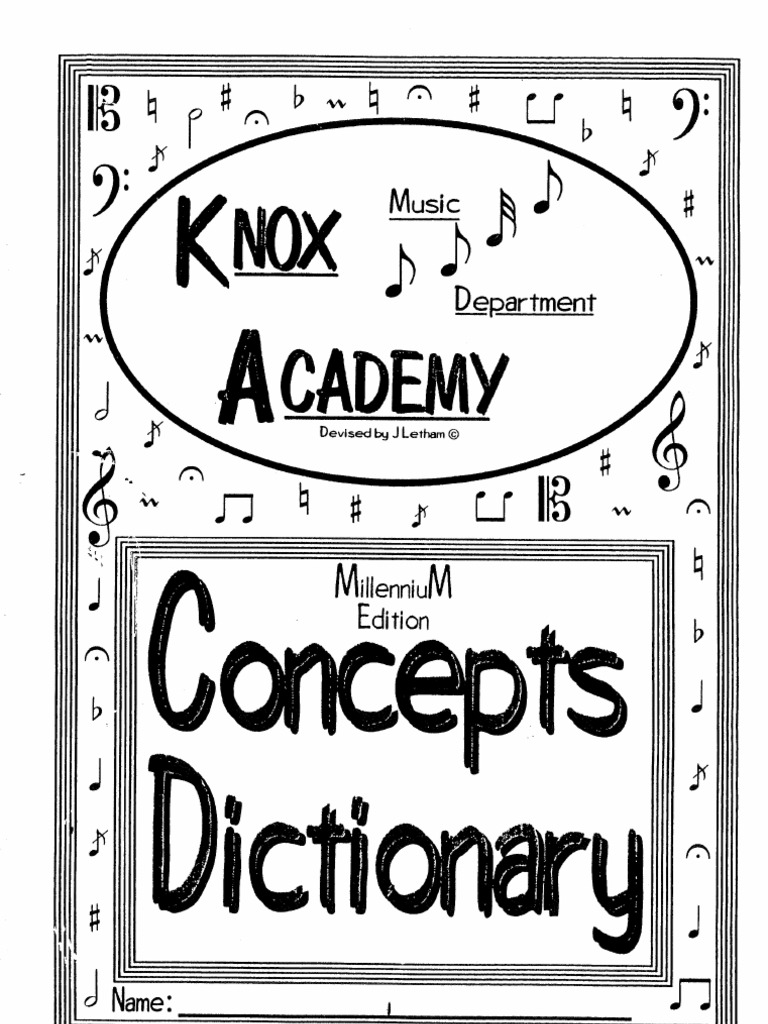 Concepts Dictionary | PDF