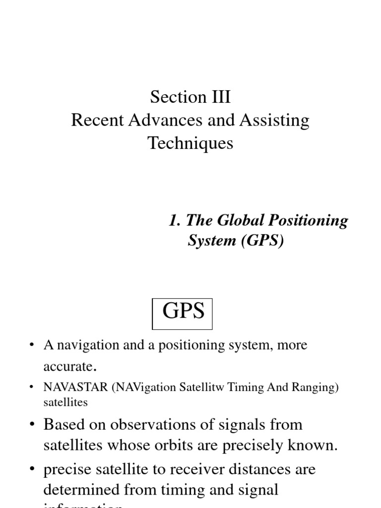 10 - Gps | PDF | Global Positioning System | Navigation