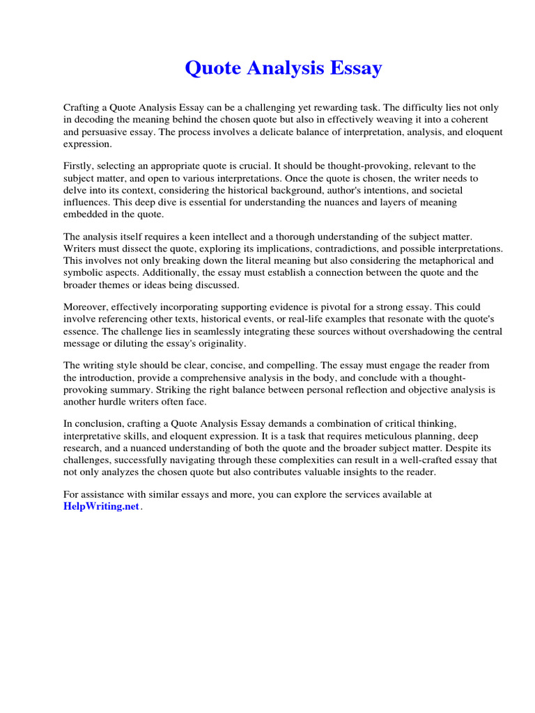 Quote Analysis Essay | PDF | Biofuel | Energy Storage