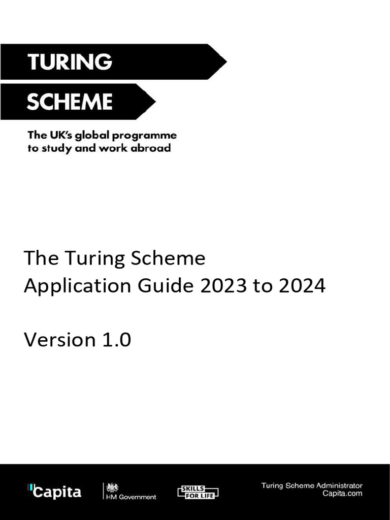 Turing Scheme Application Guide 2023 2024 | PDF