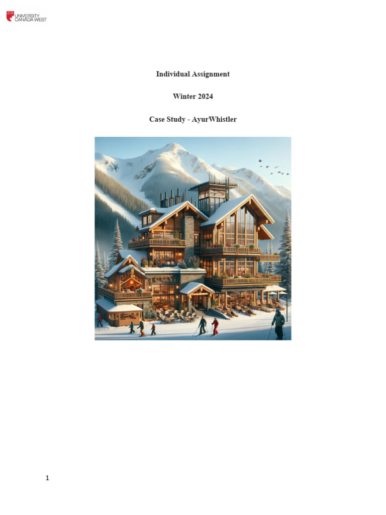 Ayur Whistler 2024 Winter Individual Assignment Final | PDF | Revenue | Expense