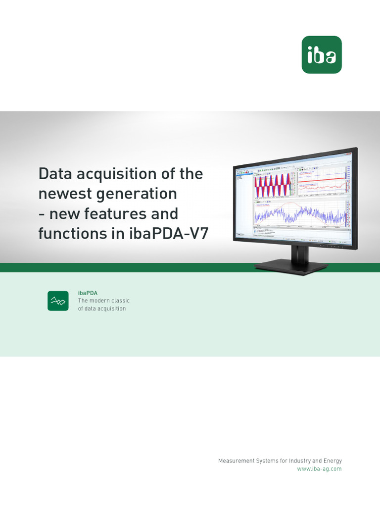 Flyer IbaPDA-V7 NewFeatures 1.1 en | PDF | Databases | Server (Computing)