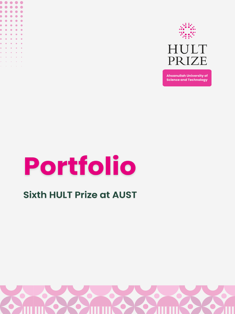 Portfolio - HULT at AUST '24 | PDF