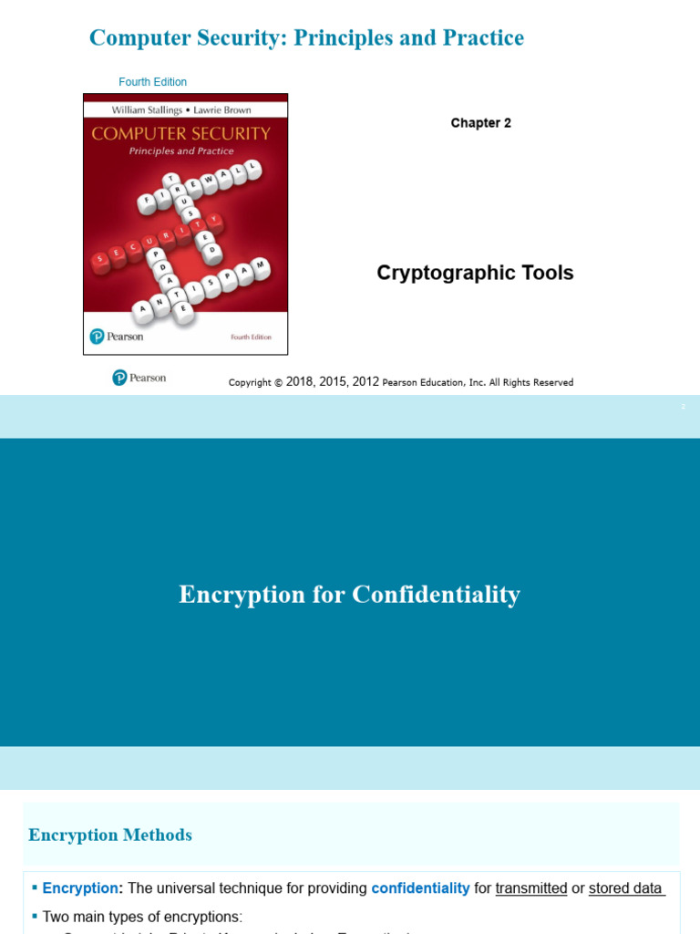 CH02-CompSec4e Accessible | PDF | Public Key Cryptography | Cryptography