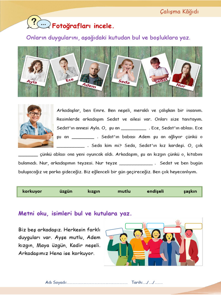 Duygular-2 (A1.2) | PDF